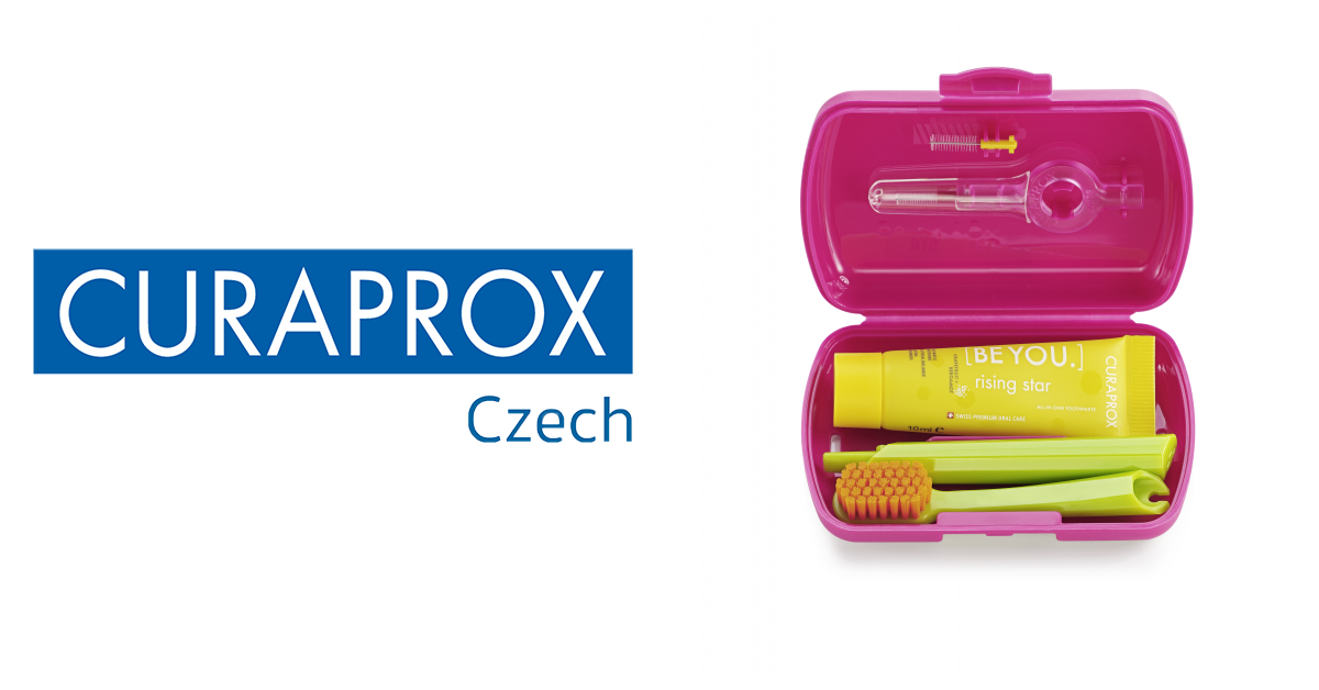 Travel set červený | CURAPROX